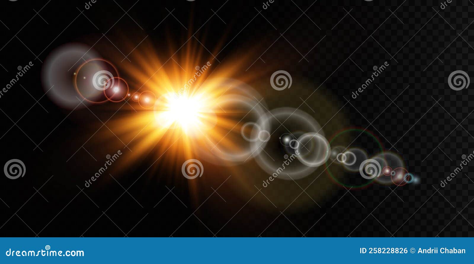 Vector Transparent Sunlight Special Lens Flare Light Effect. Sun Flash ...