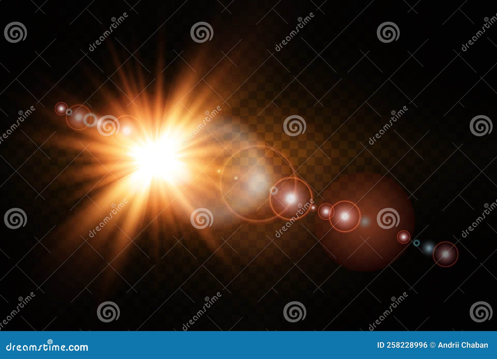 Vector Transparent Sunlight Special Lens Flare Light Effect. Sun Flash ...