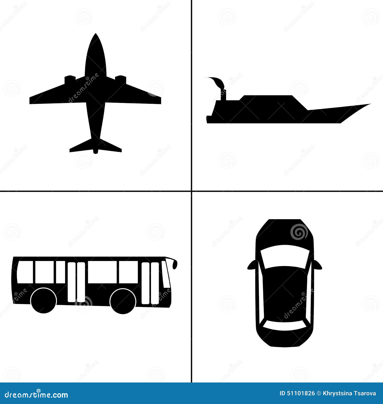 Vector transport icons stock vector. Illustration of elementary - 51101826