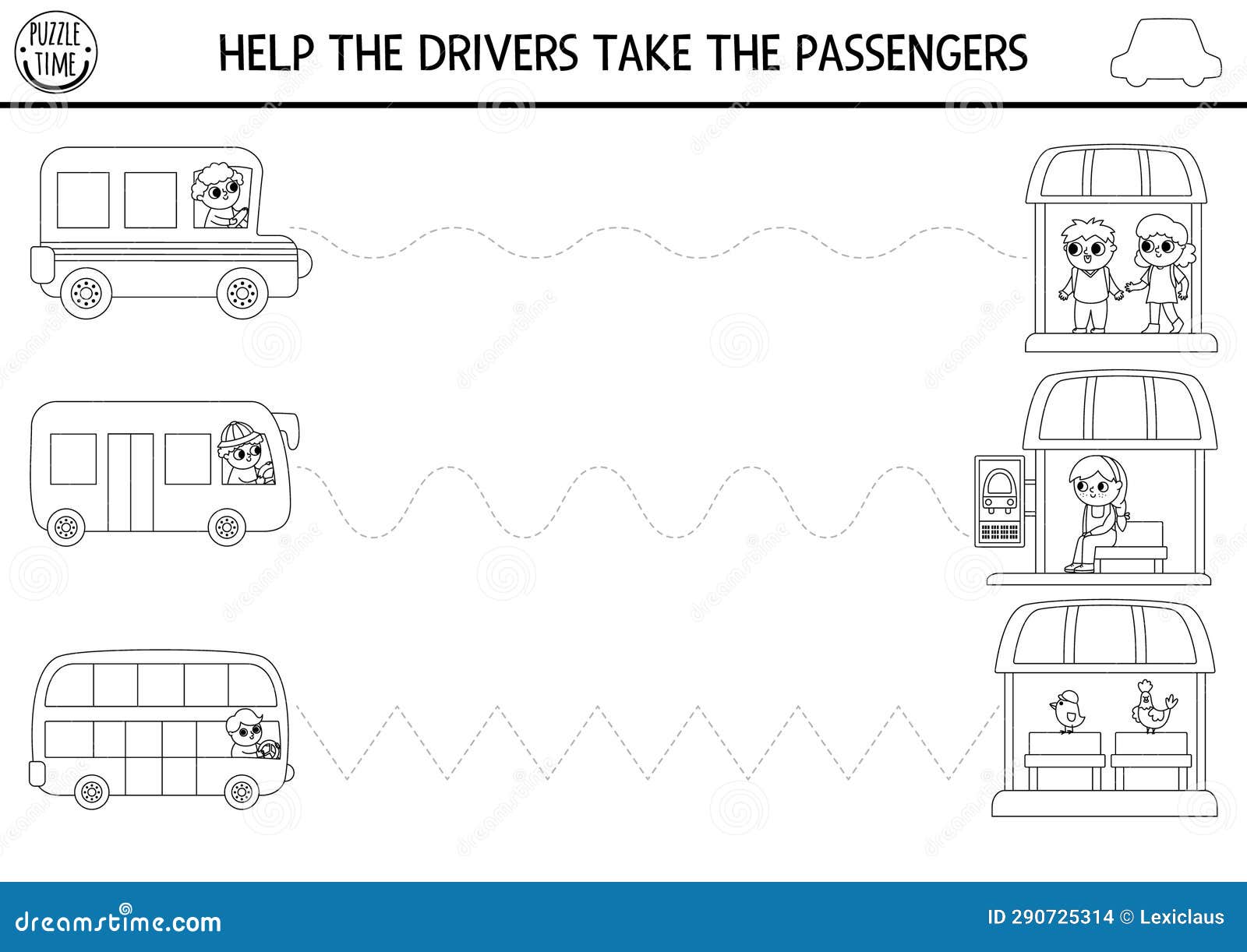 Vector Transportation Handwriting Practice Worksheet. Transport ...