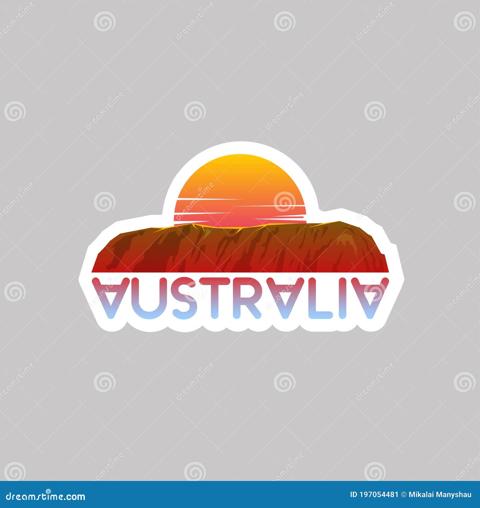 Vector travel sticker stock vector. Illustration of vacation - 197054481