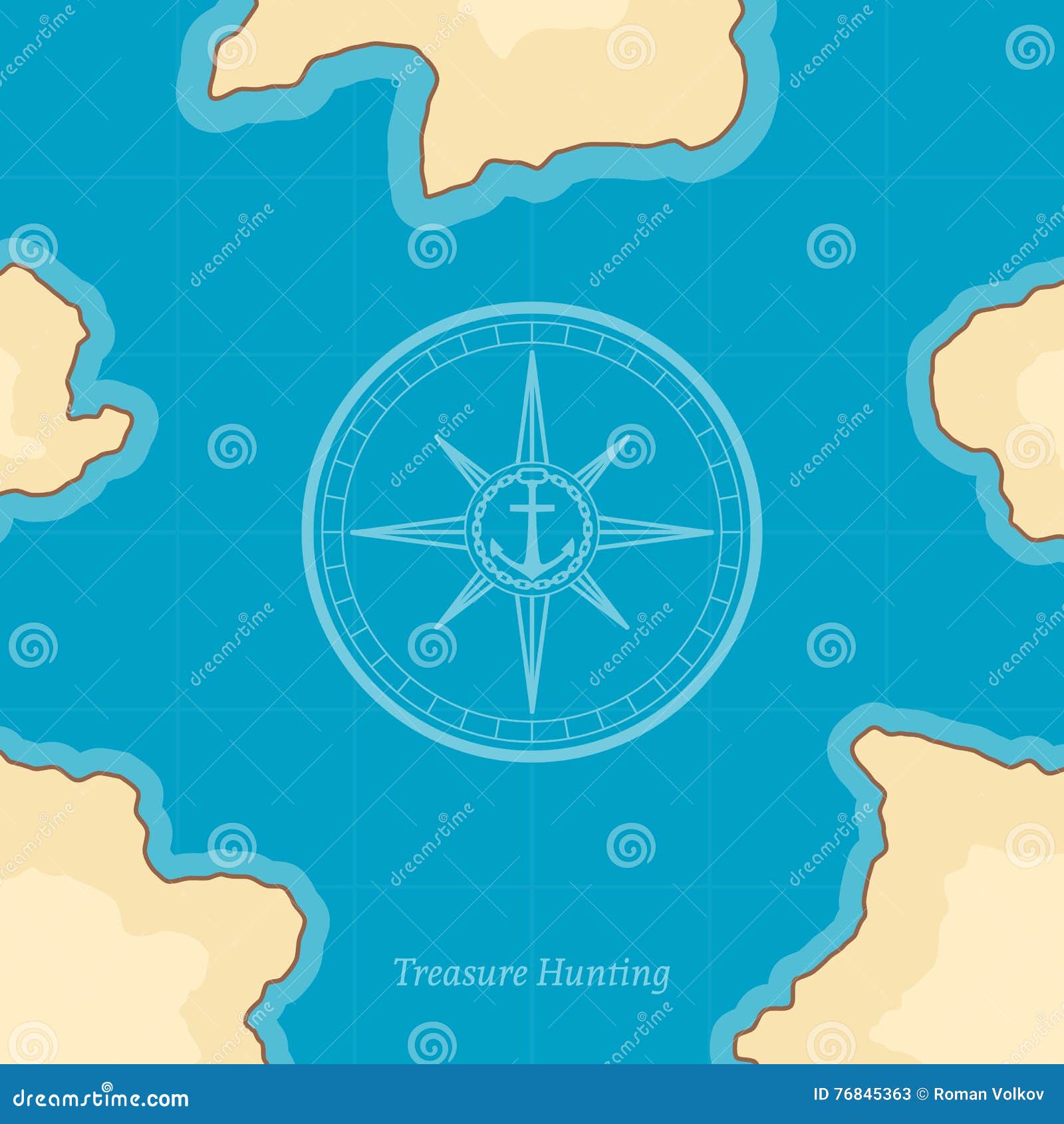 Vector Treasure Map Background Stock Illustrations – 4,006 Vector ...