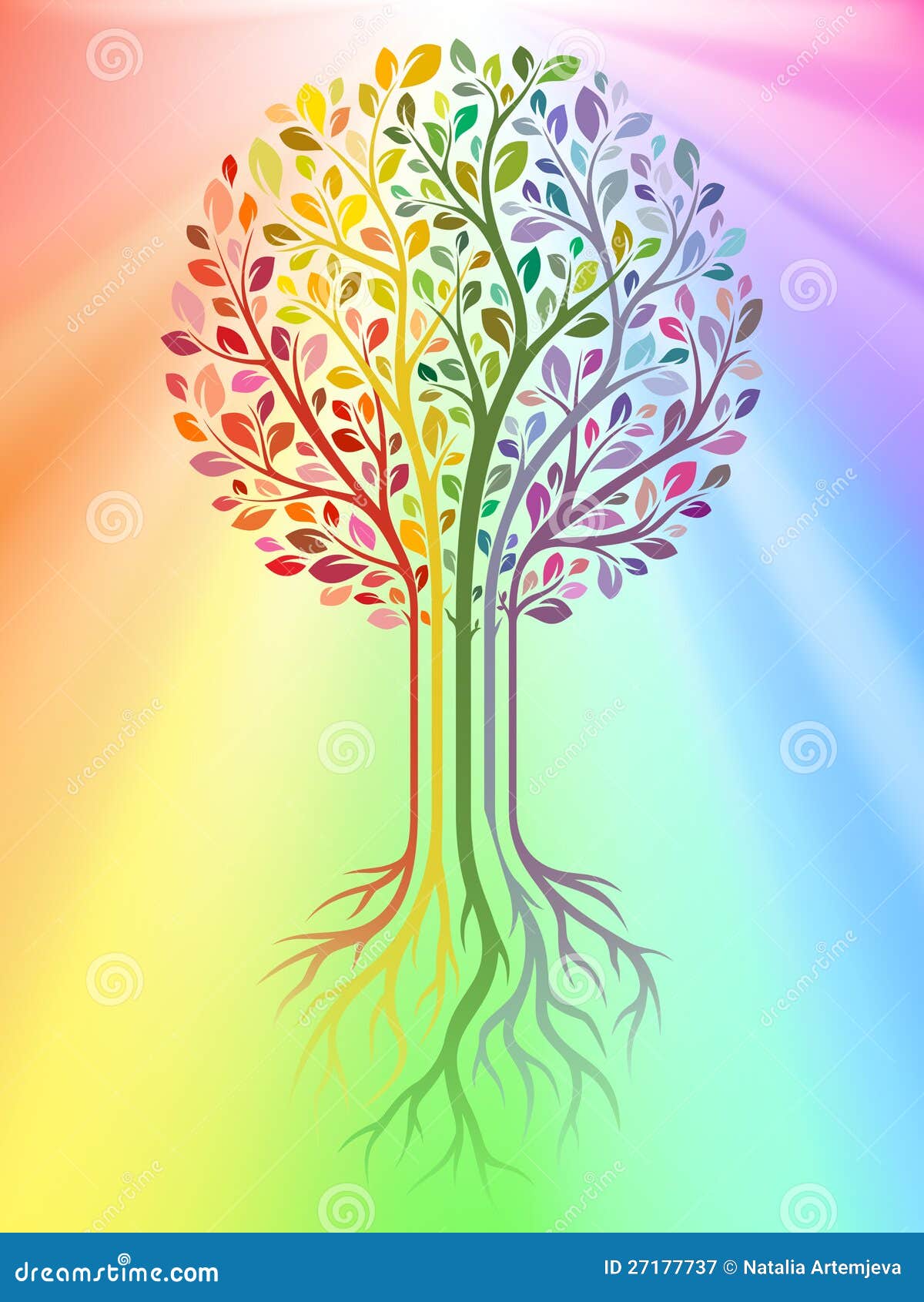 Vector tree stock vector. Illustration of ornate, design - 27177737