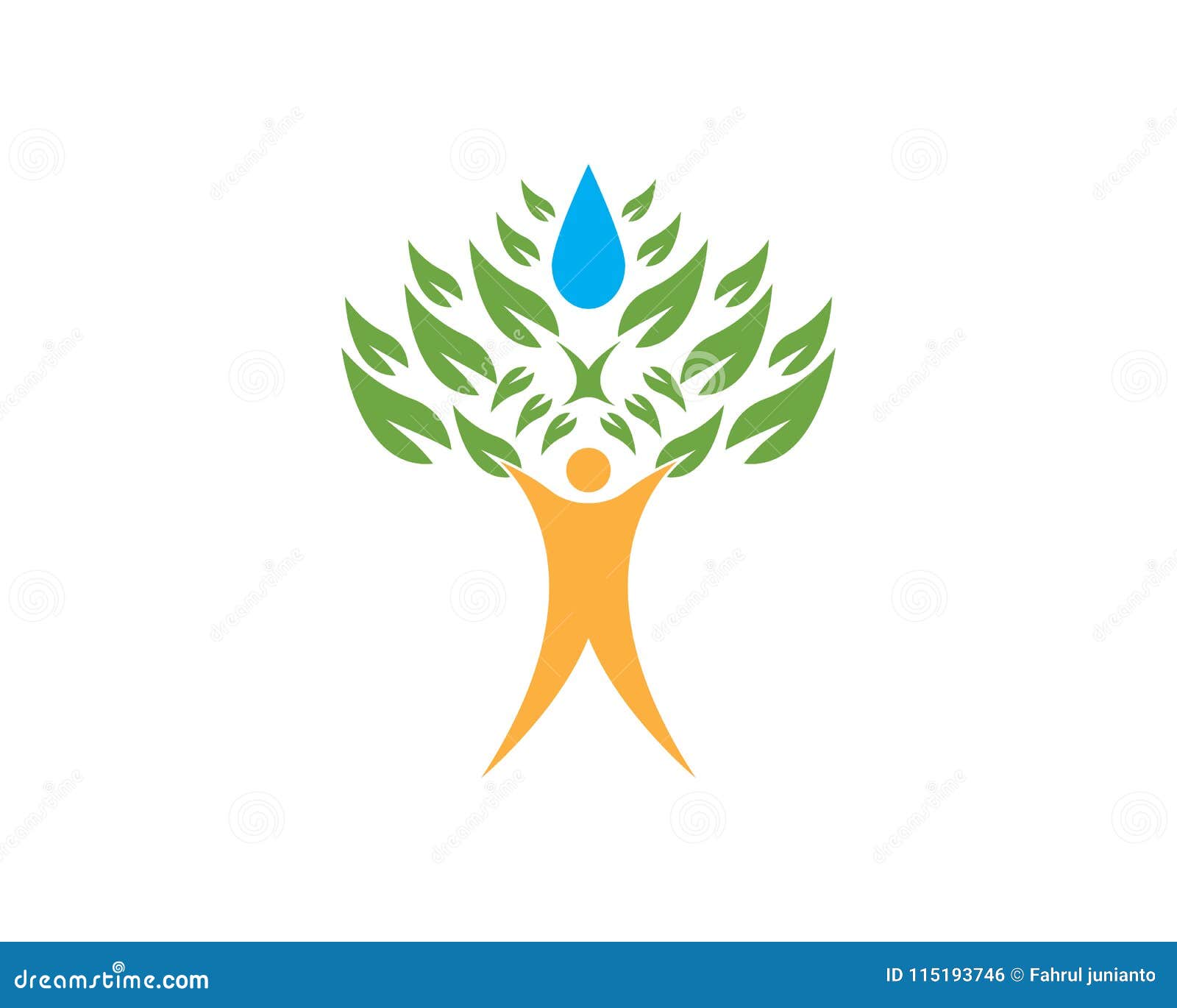 Vector - Tree Green People Identity Card Vector Logo Template Stock ...