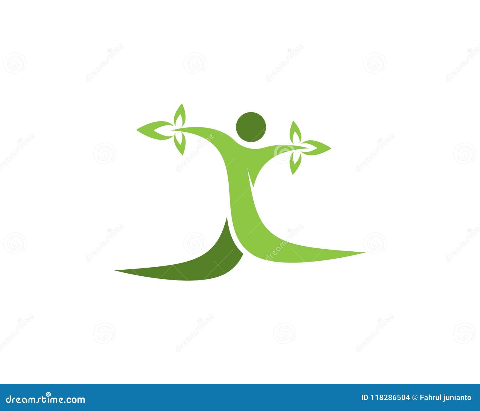 Vector - Tree Green People Identity Card Vector Logo Template Stock ...