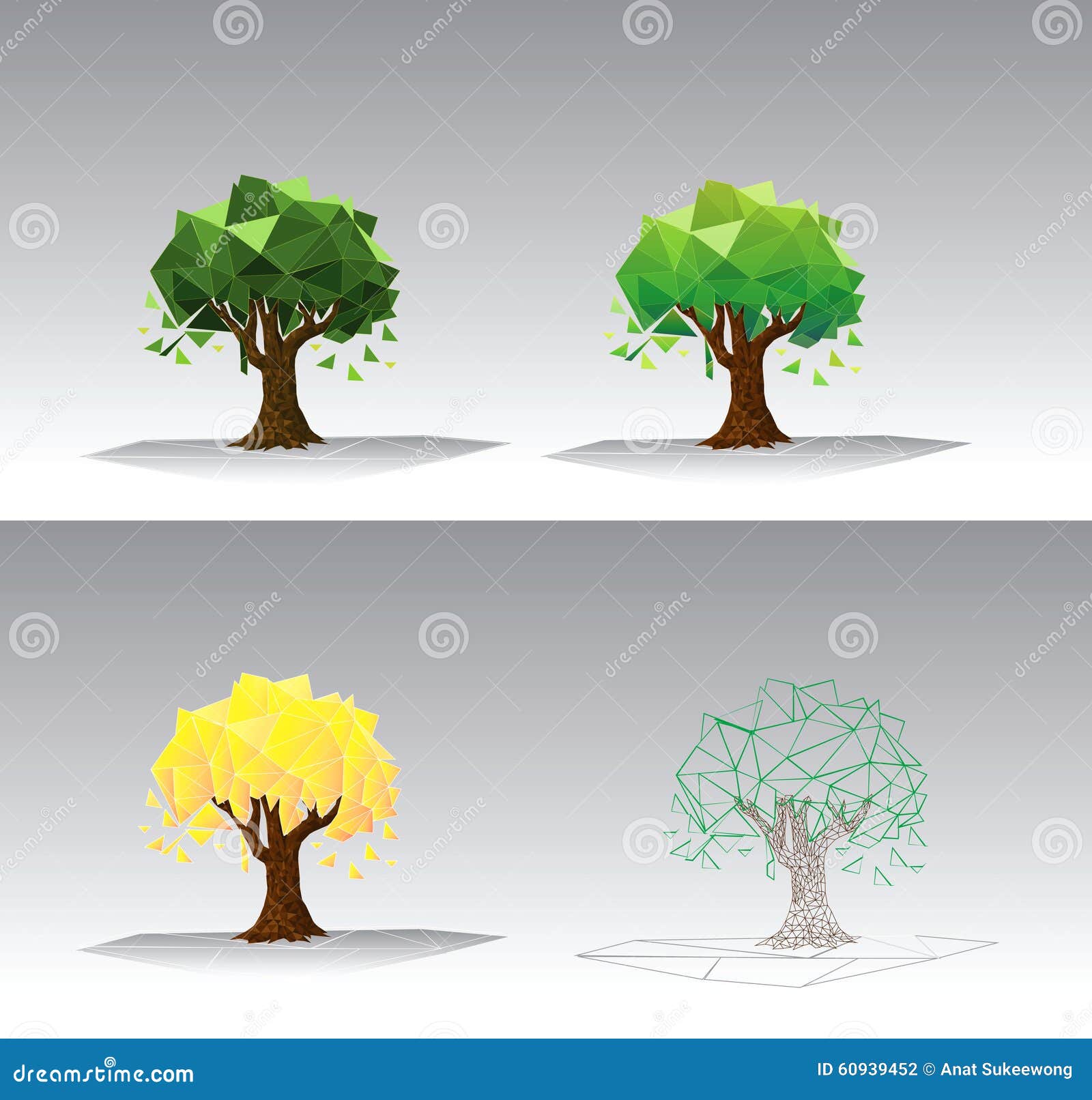 Vector Tree stock illustration. Illustration of geometric - 60939452