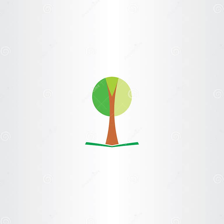 Vector Tree Illustration Symbol Icon Stock Vector - Illustration of ...