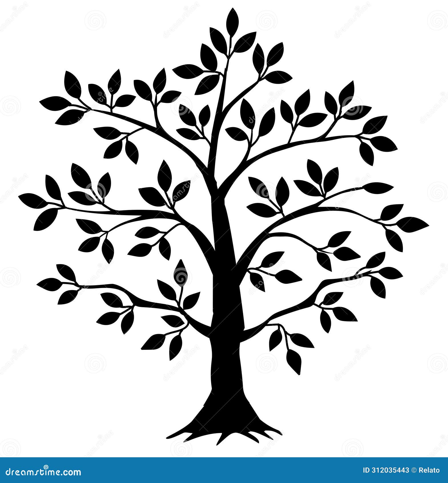 Vector Tree of Life stock vector. Illustration of mascot - 312035443