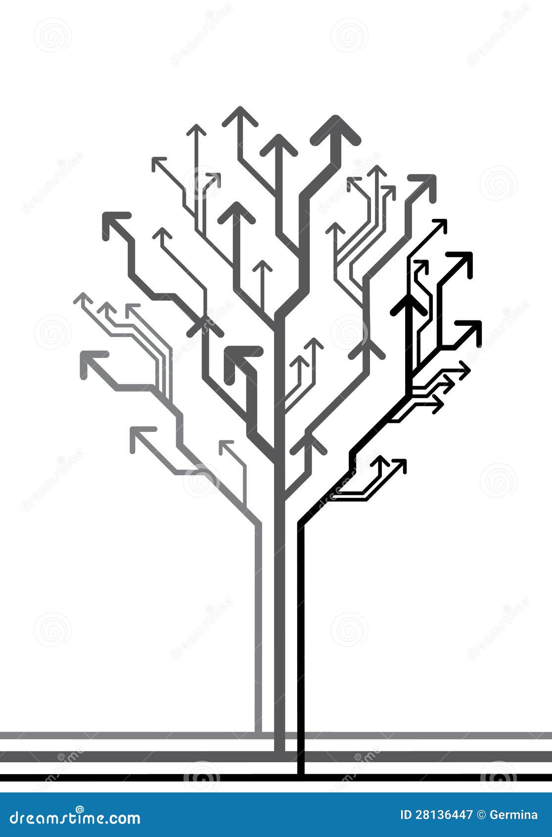 Tree Arrows Stock Illustrations – 3,126 Tree Arrows Stock Illustrations ...