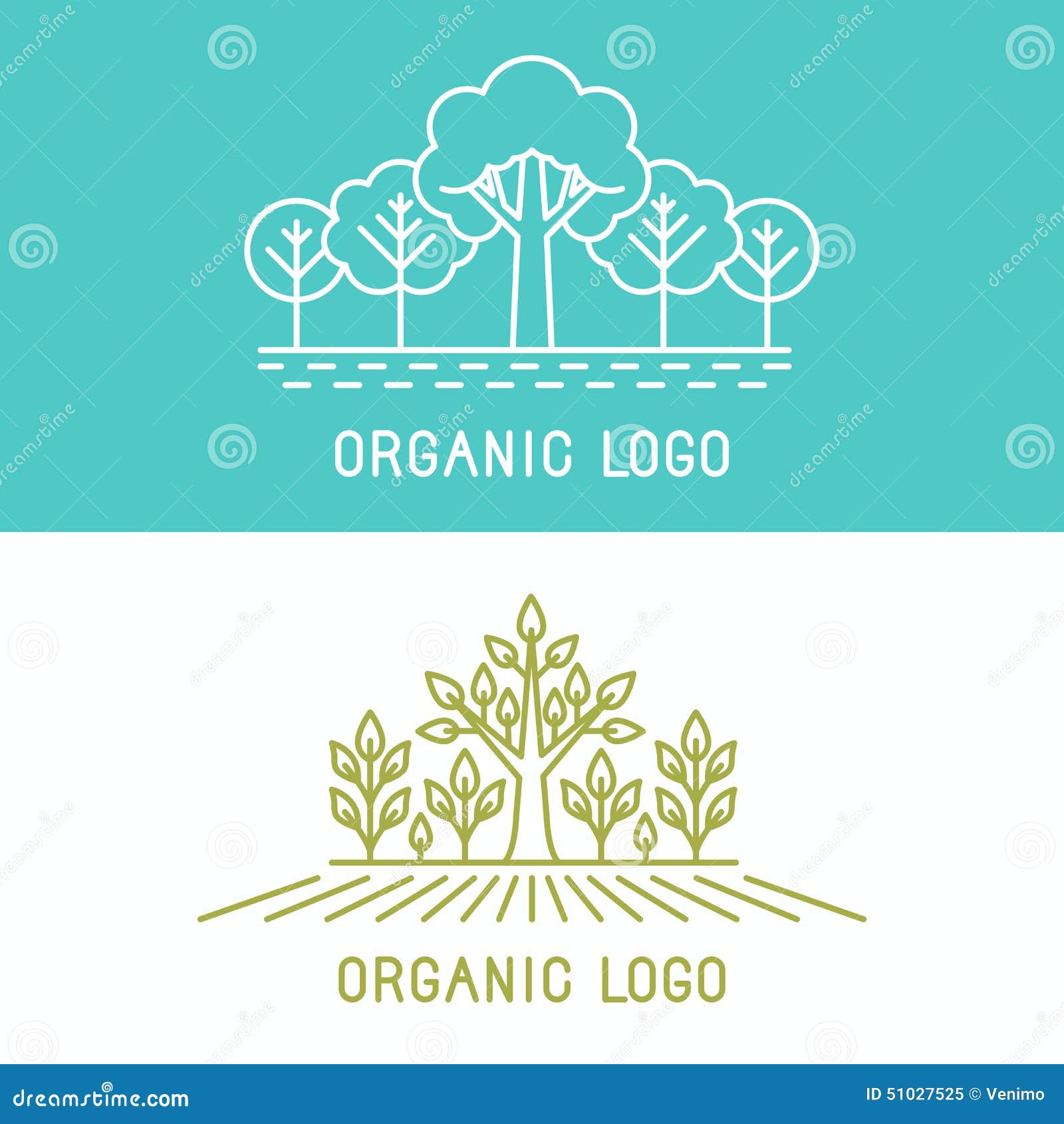 Vector Trees and Parks Logo Design Elements Stock Vector - Illustration ...