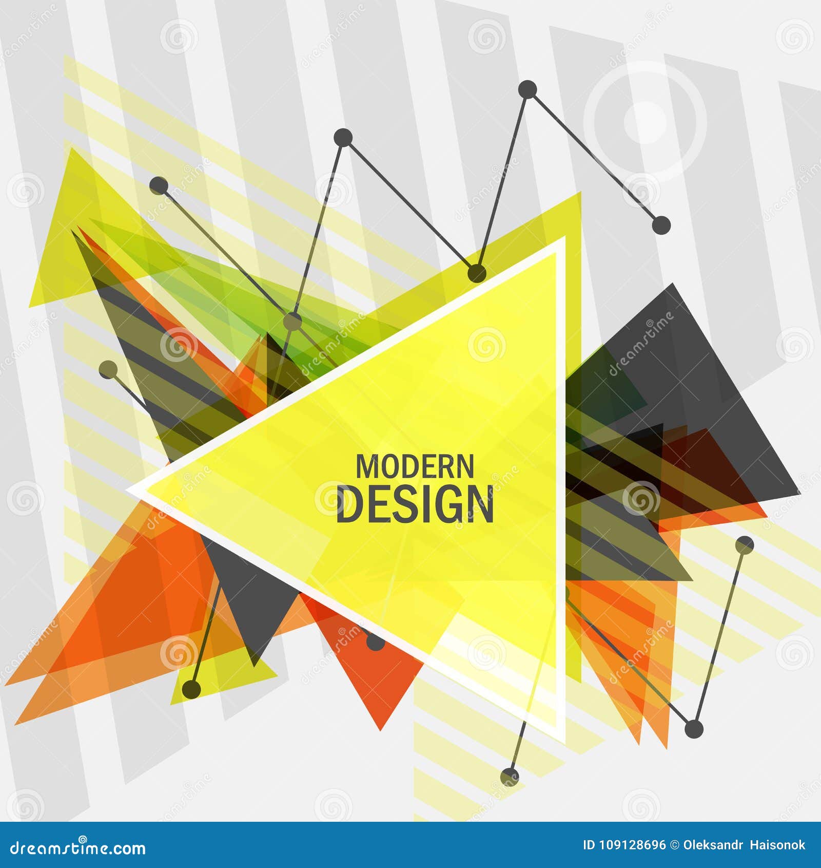 Vector Triangle Design. Abstract Vector Composition for Printing Books ...