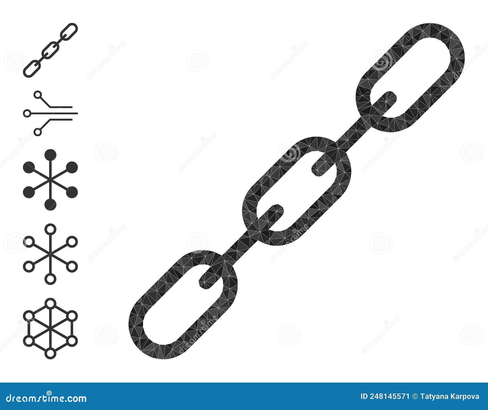Geometric Modeling Linear Icons Set. Polygons, Vertices, Edges ...
