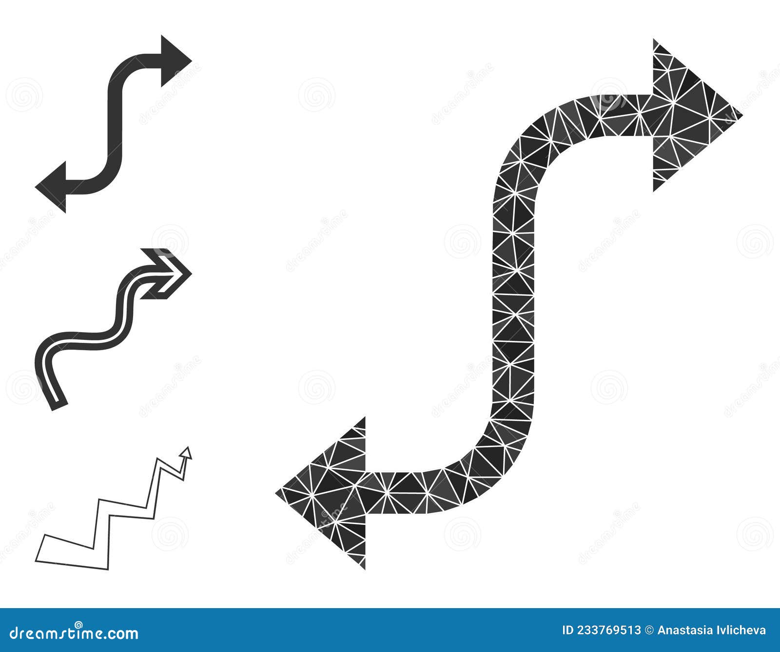 Red Bend Arrow Stock Image | CartoonDealer.com #31500691