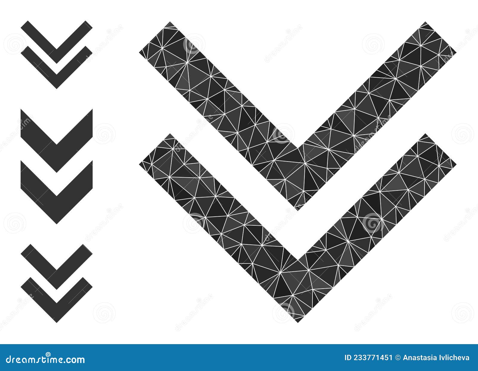 Vector Triangle Filled Shift Down Icon with Similar Icons Stock Vector ...