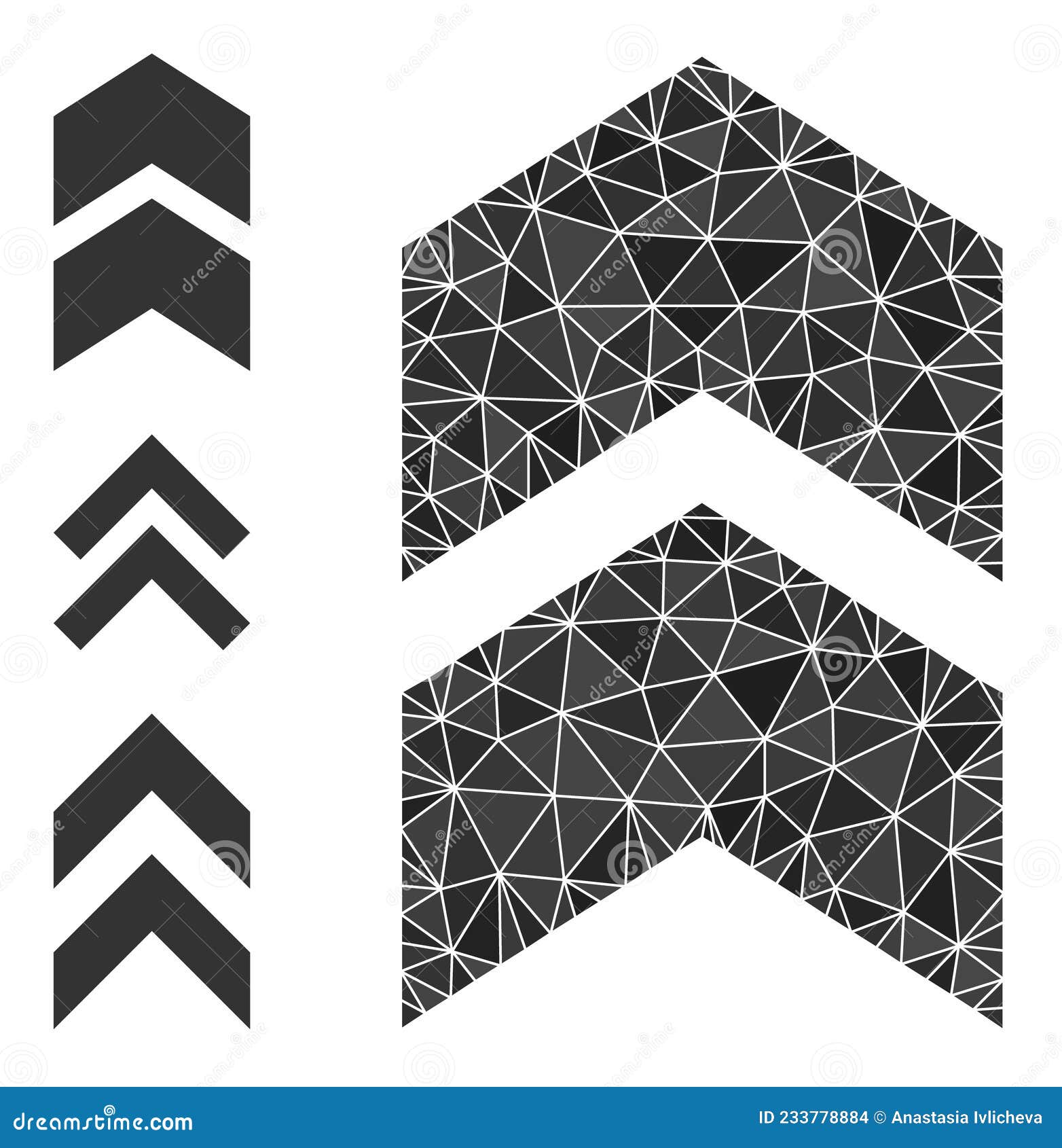 Vector Triangle Filled Shift Up Icon with Other Icons Stock Vector ...