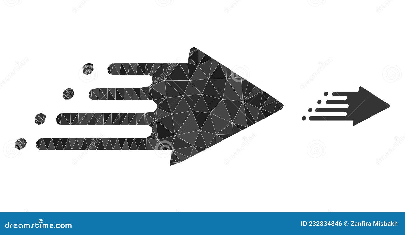 Vector Triangle Filled Speed Process Icon Stock Vector - Illustration ...