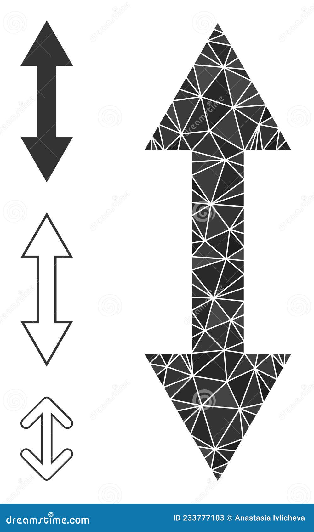 Vector Triangle Filled Vertical Flip Icon and Similar Icons Stock ...