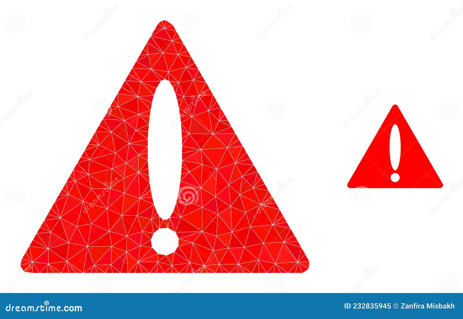 Vector Triangle Filled Warning Triangle Icon Stock Vector ...