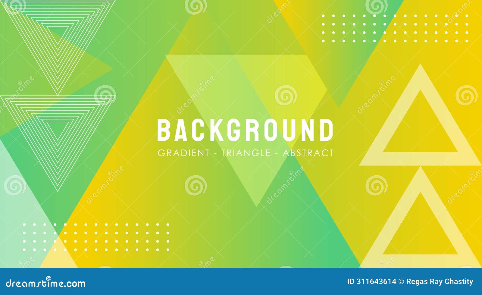 Vector Triangle Gradient Abstract Background Yellow Green Theme Stock ...