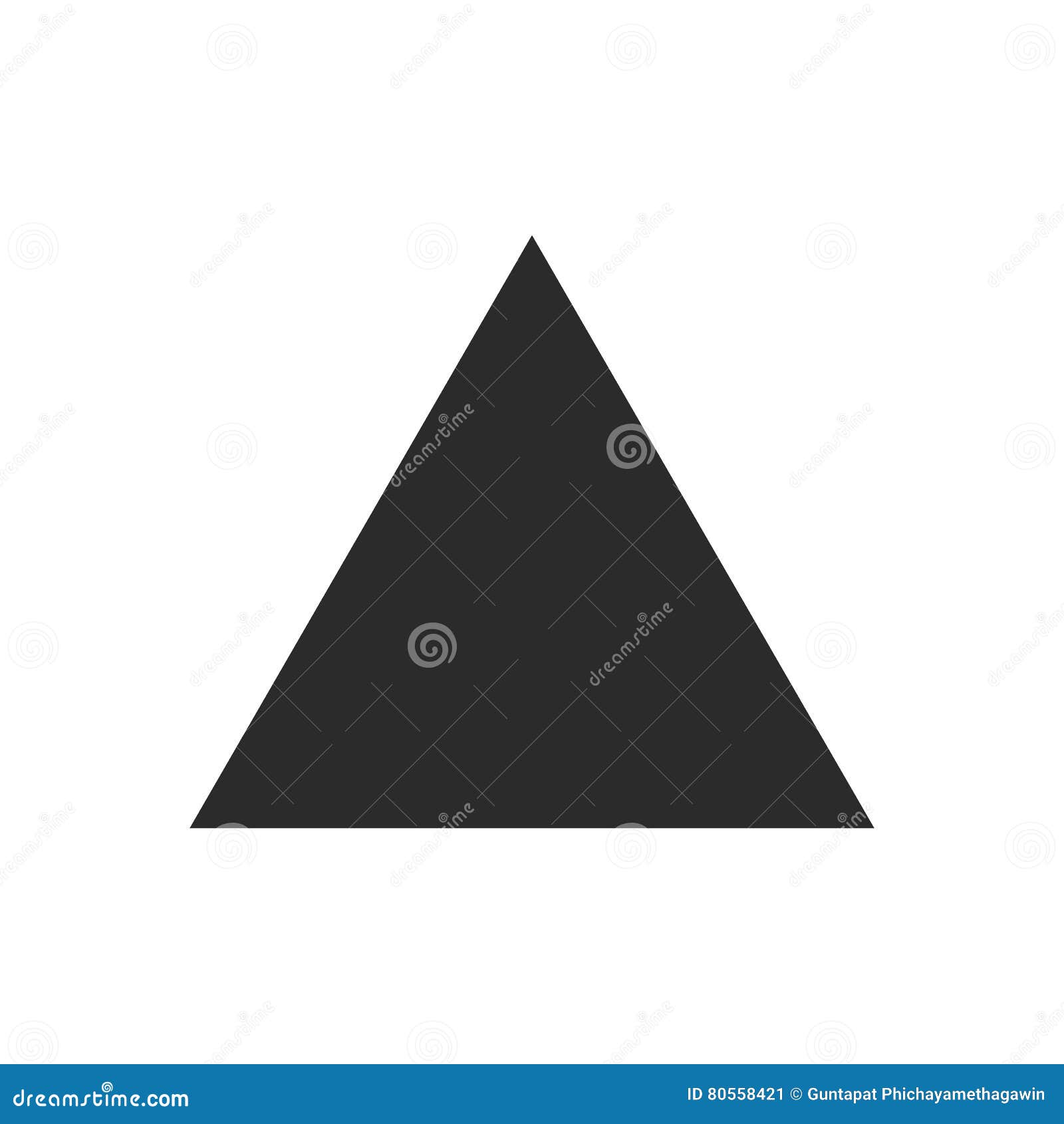 Vector of Triangle Icon on Gray/white Background Stock Vector ...