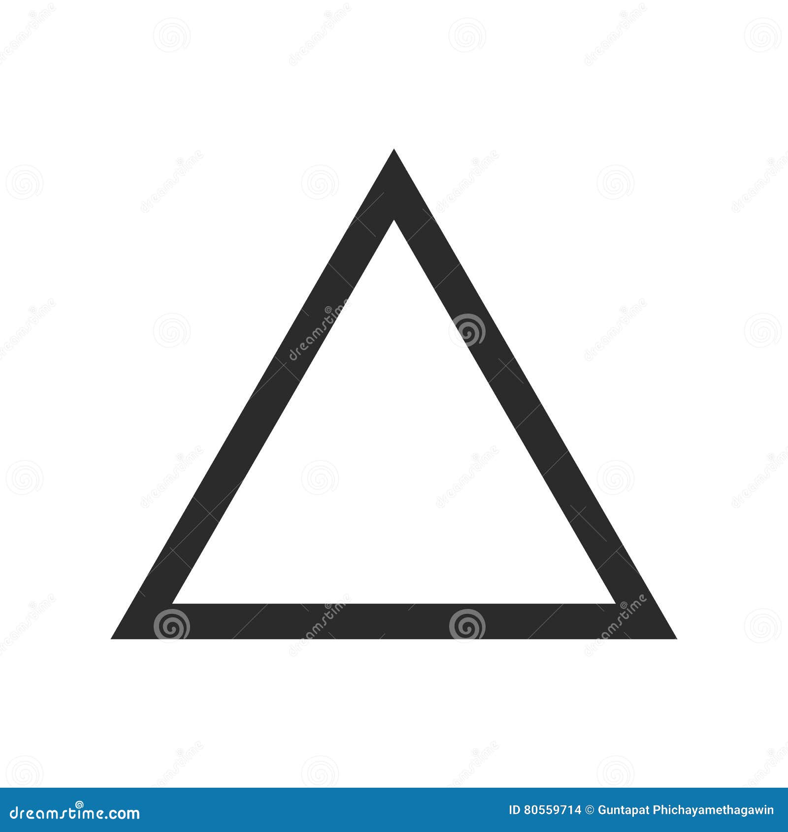 Vector of Triangle Icon on Gray/white Background Stock Vector ...