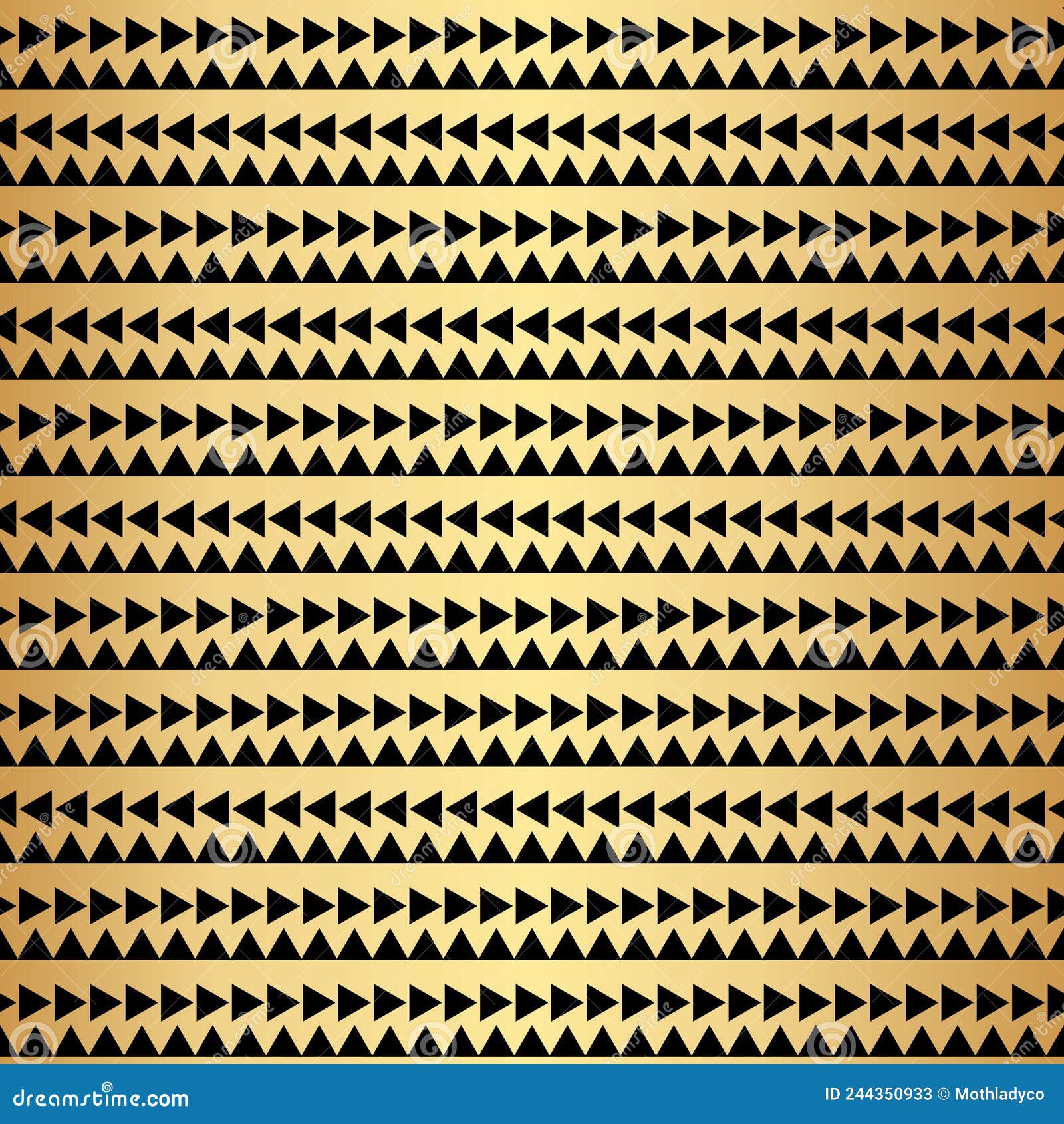 Geometric Triangle Gold Seamless Repeat Pattern Background, Gold and ...