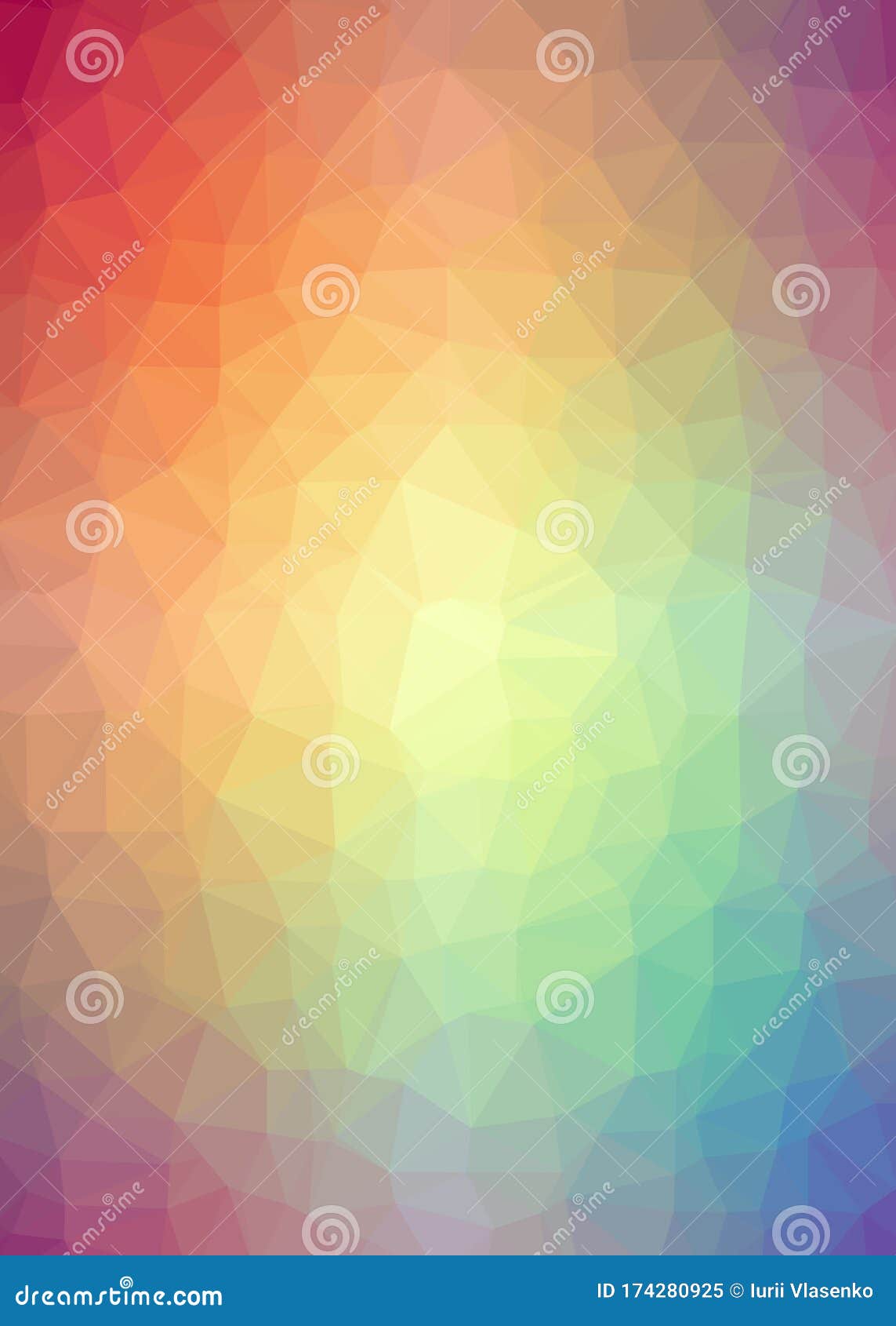 Abstract Trianglify Gradient Generative Art Background Illustration ...