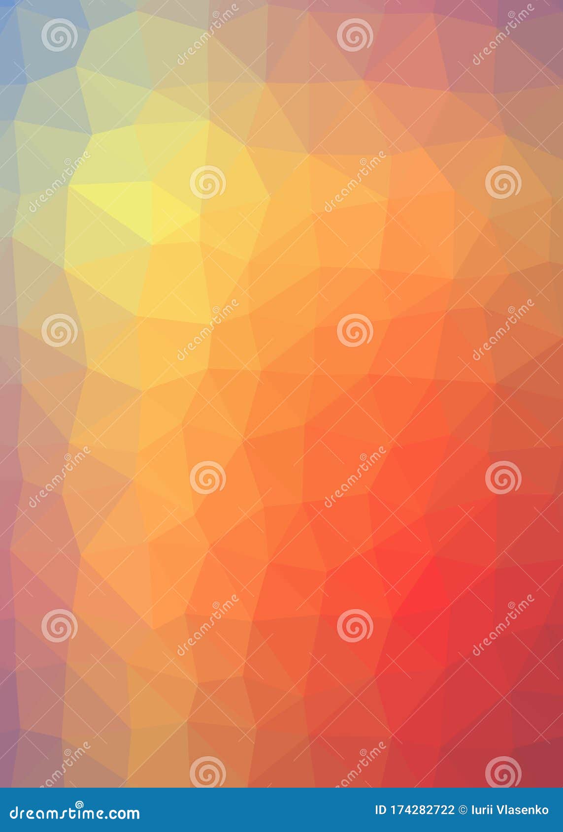 Abstract Trianglify Gradient Generative Art Background Illustration ...