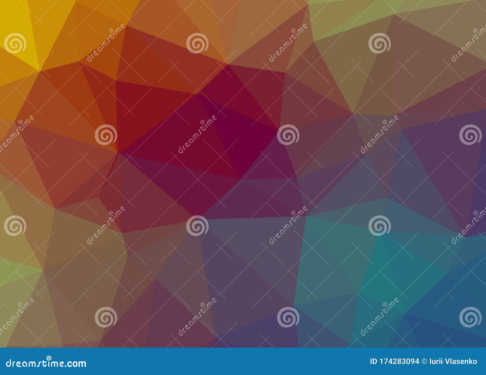 Abstract Trianglify Gradient Generative Art Background Illustration ...