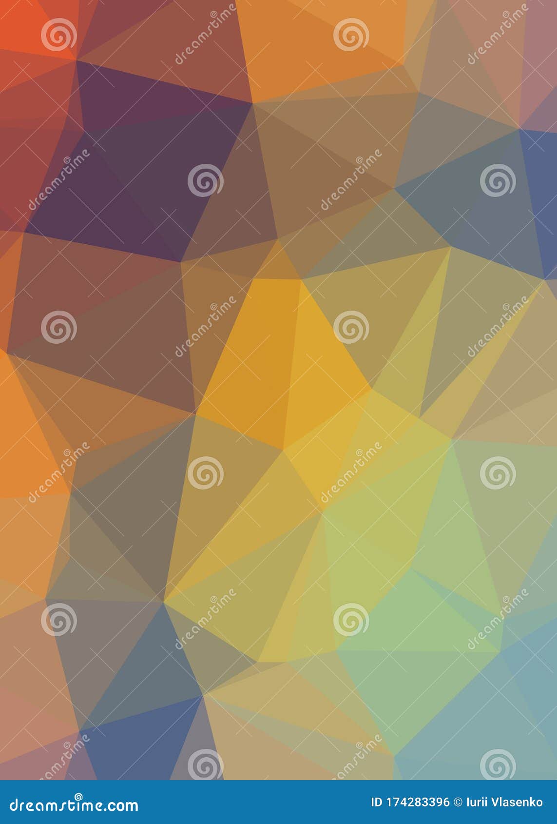 Abstract Trianglify Gradient Generative Art Background Illustration ...