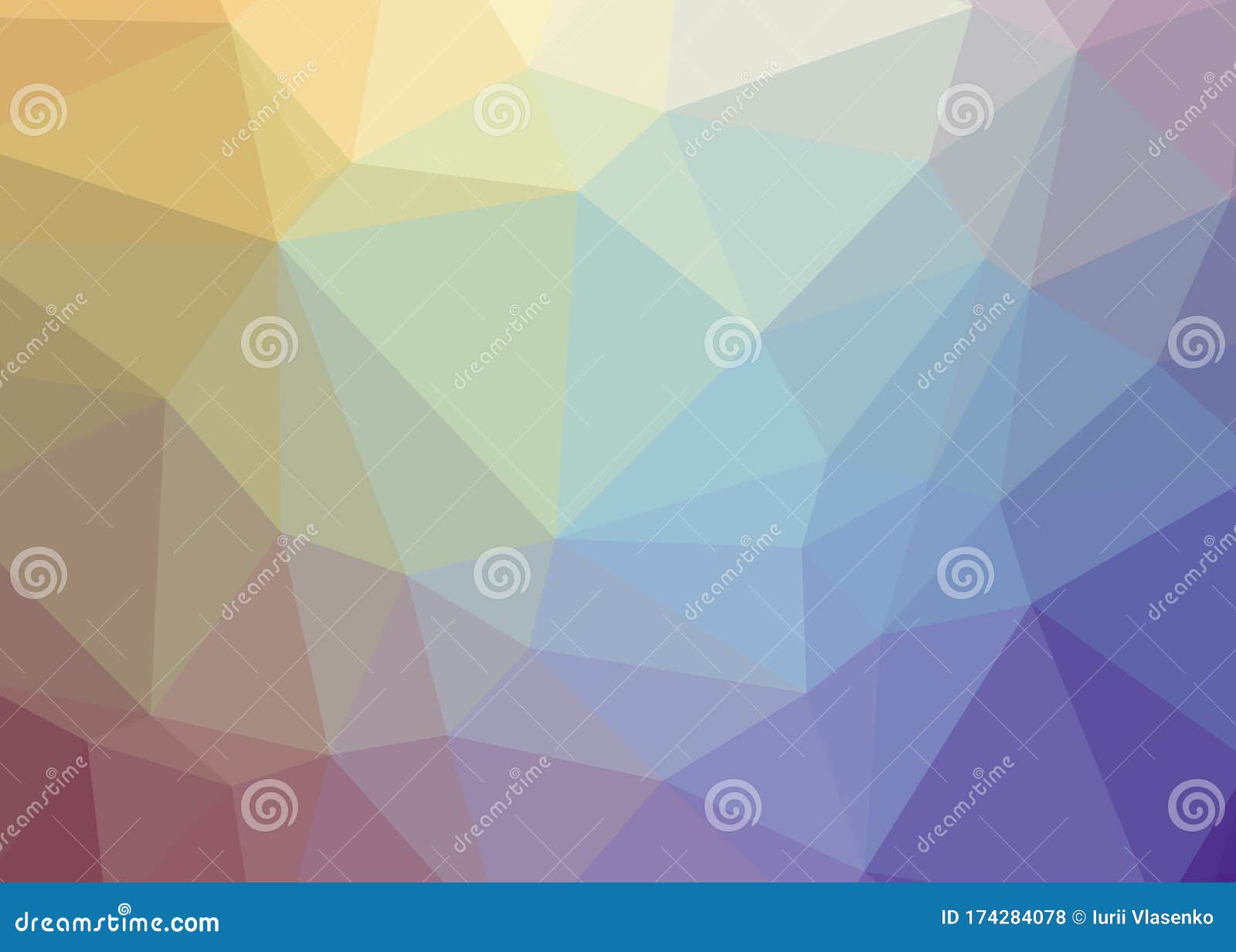 Abstract Trianglify Gradient Generative Art Background Illustration ...