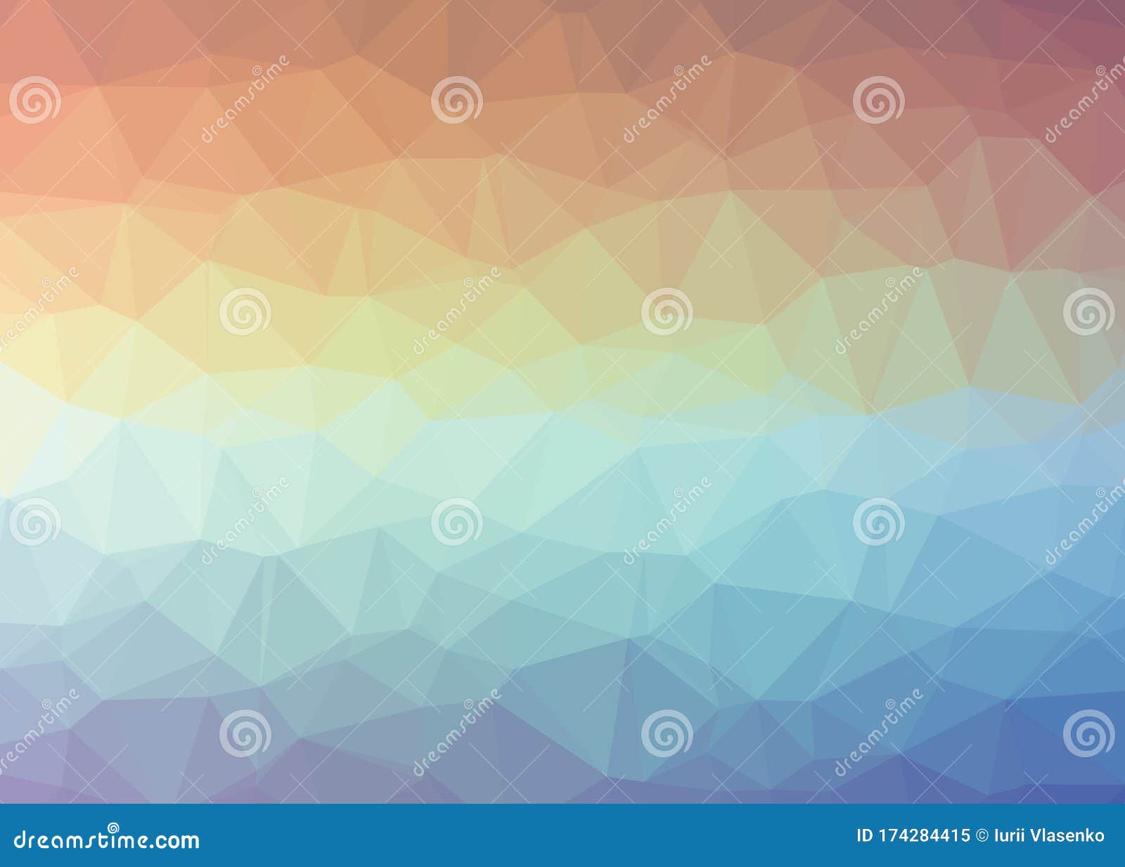 Abstract Trianglify Gradient Generative Art Background Illustration ...