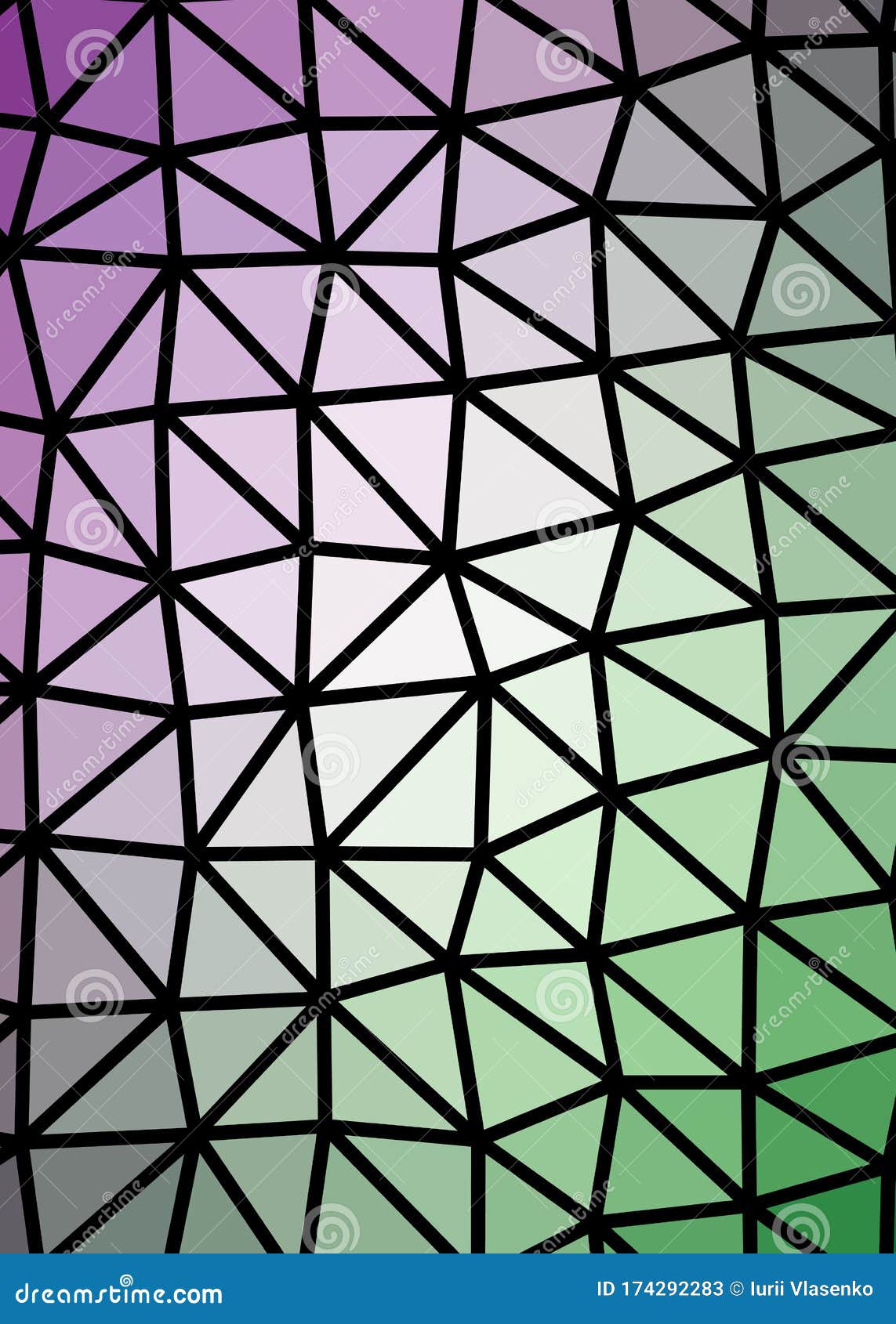 Abstract Low Polygon Gradient Generative Art Background Illustration ...