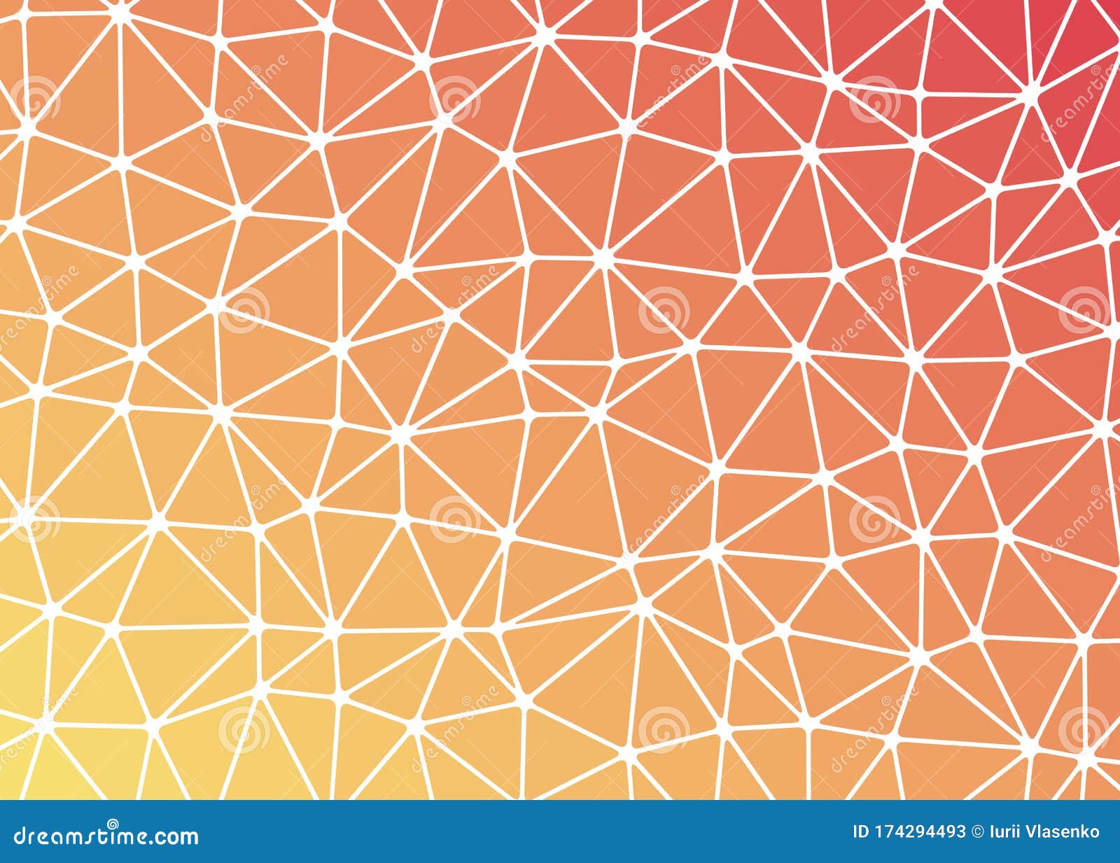 Abstract Low Polygon Gradient Generative Art Background Illustration ...