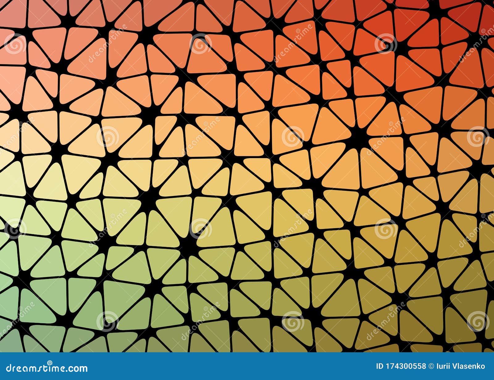 Abstract Low Polygon Gradient Generative Art Background Illustration ...