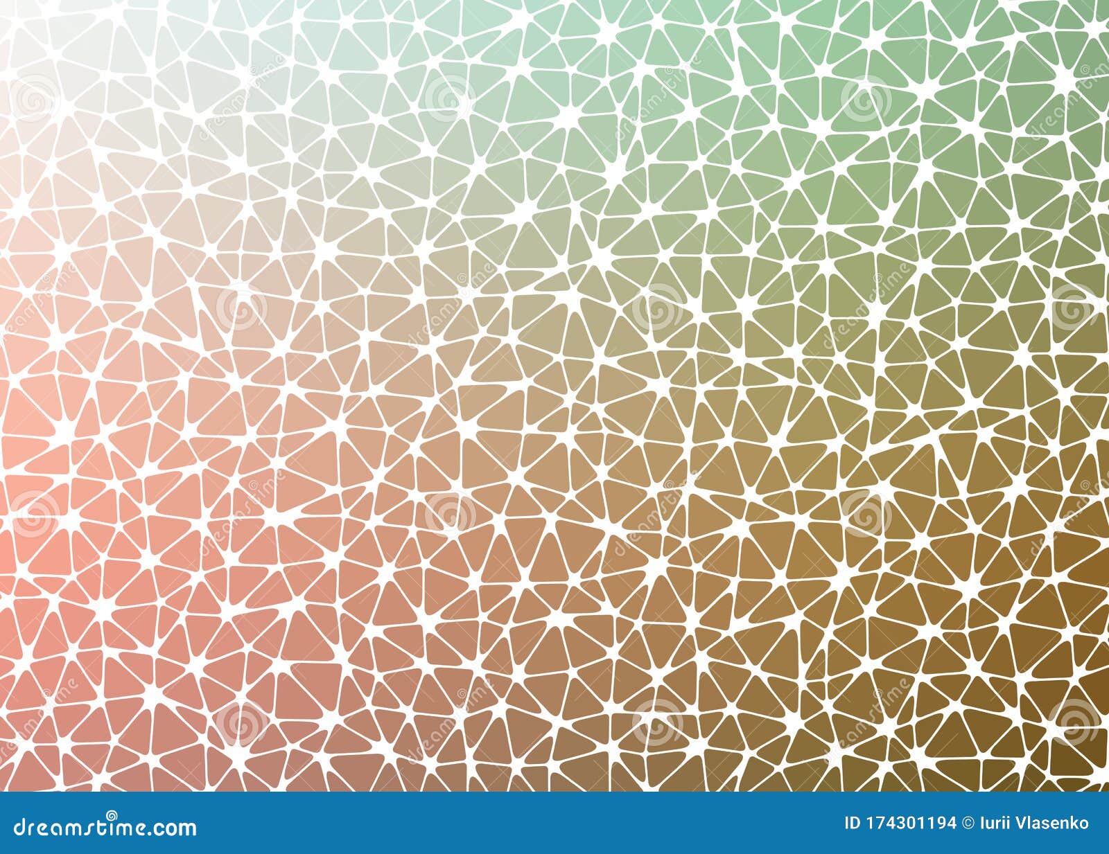 Abstract Low Polygon Gradient Generative Art Background Illustration ...