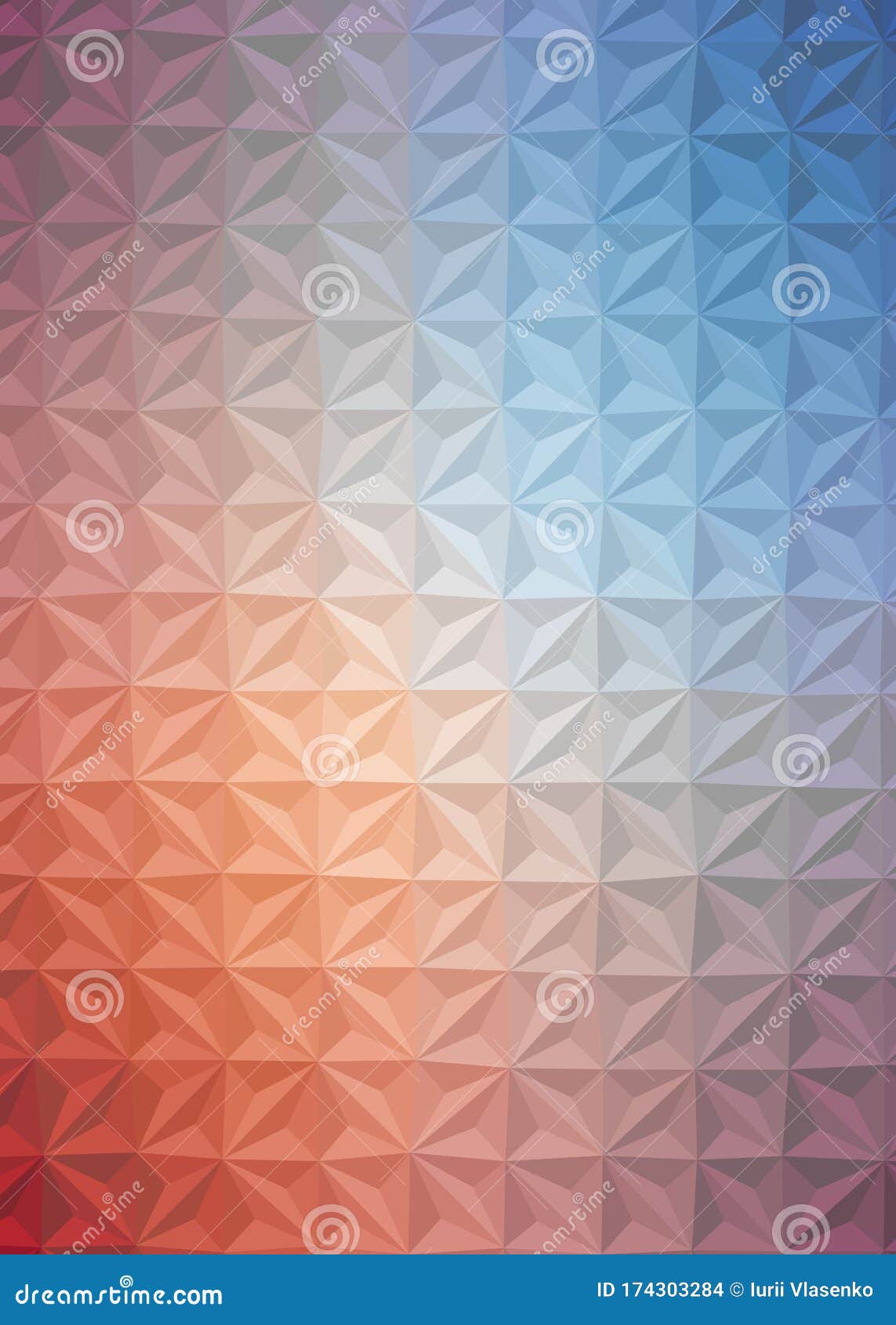 Abstract Low Polygon Gradient Generative Art Background Illustration ...