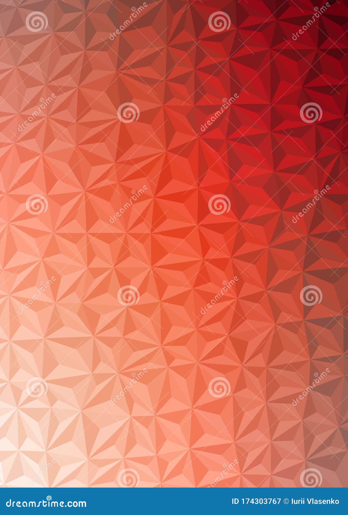 Abstract Low Polygon Gradient Generative Art Background Illustration ...