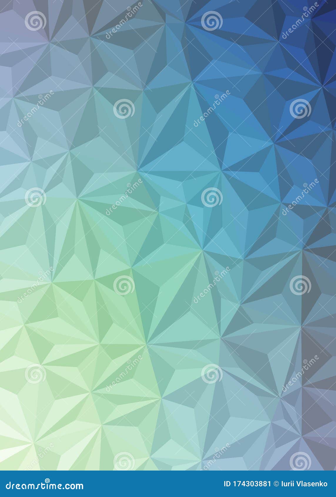 Abstract Low Polygon Gradient Generative Art Background Illustration Stock Vector - Illustration ...