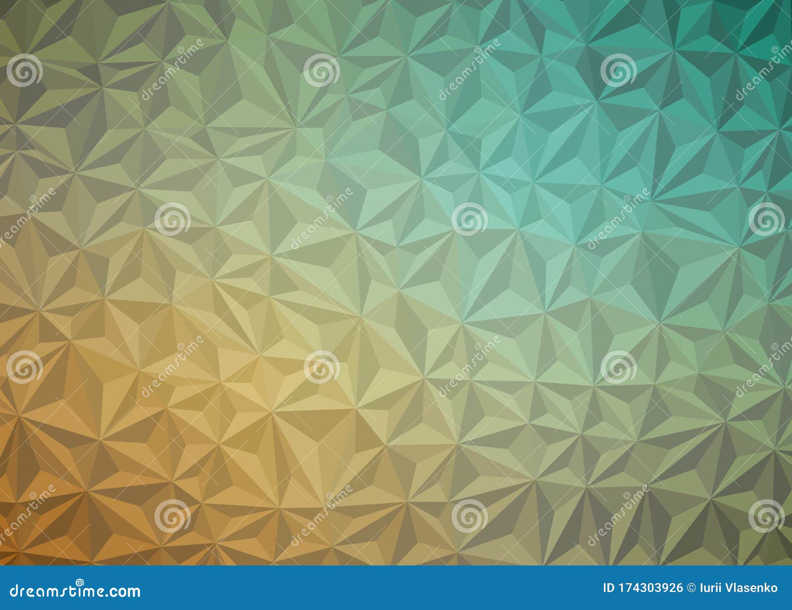Abstract Low Polygon Gradient Generative Art Background Illustration ...