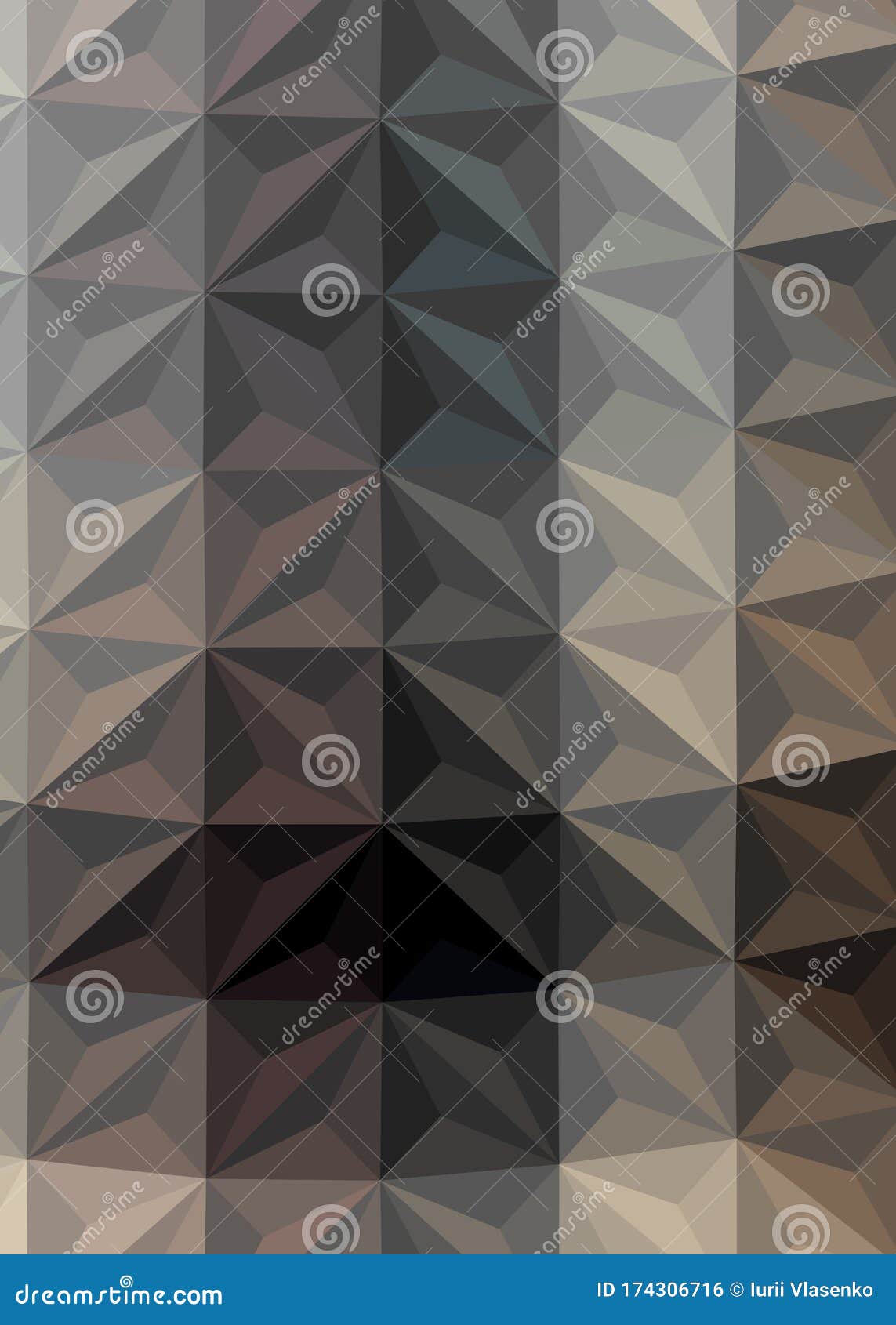 Abstract Low Polygon Gradient Generative Art Background Illustration ...