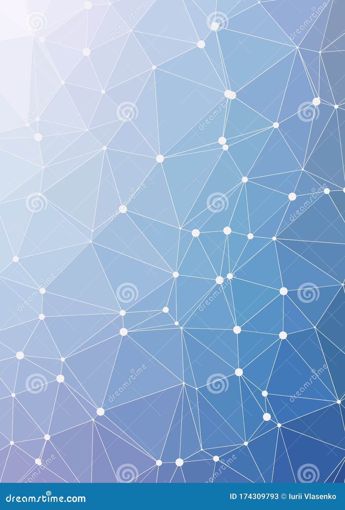 Abstract Low Polygon Gradient Generative Art Background Illustration ...