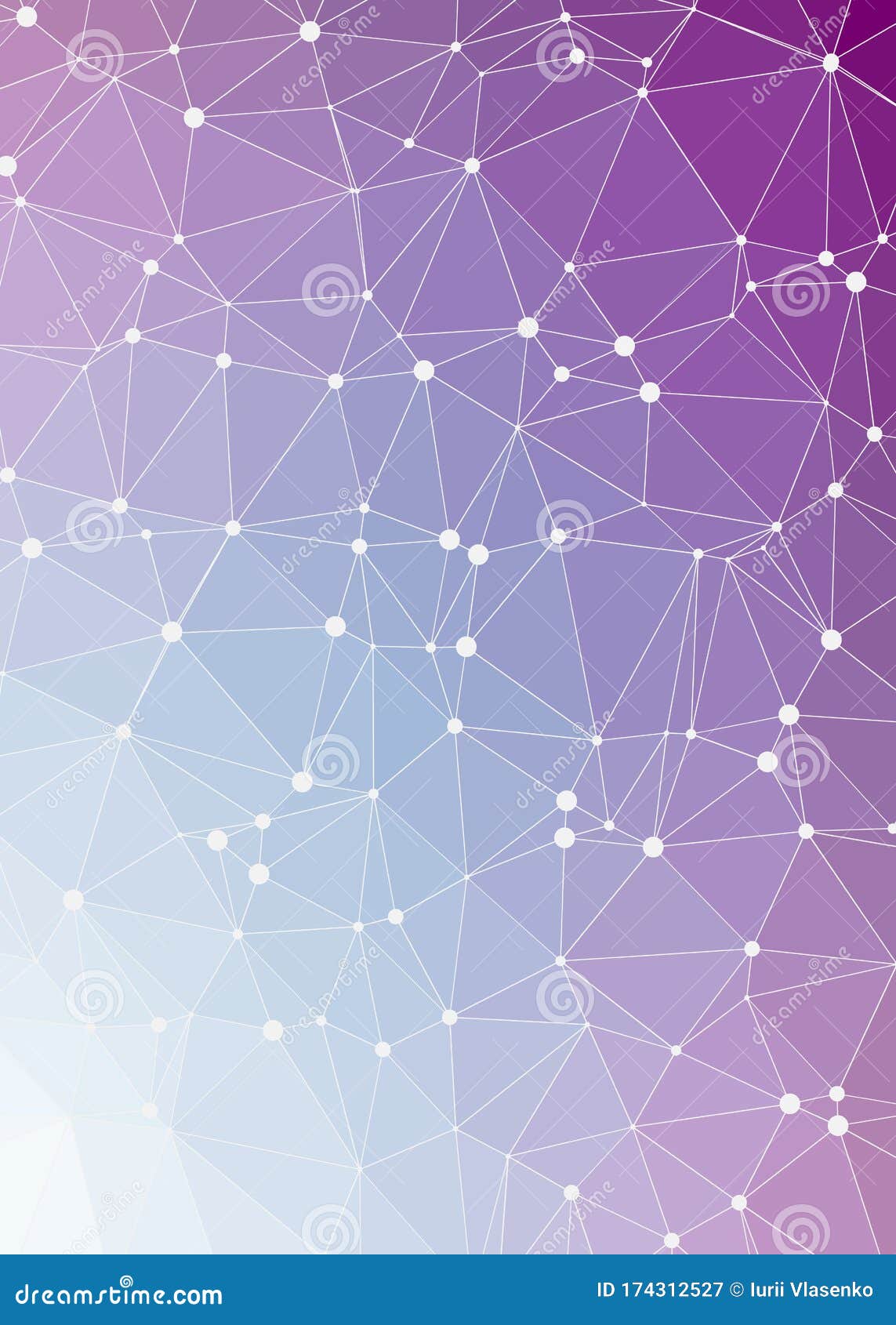 Abstract Low Polygon Gradient Generative Art Background Illustration ...