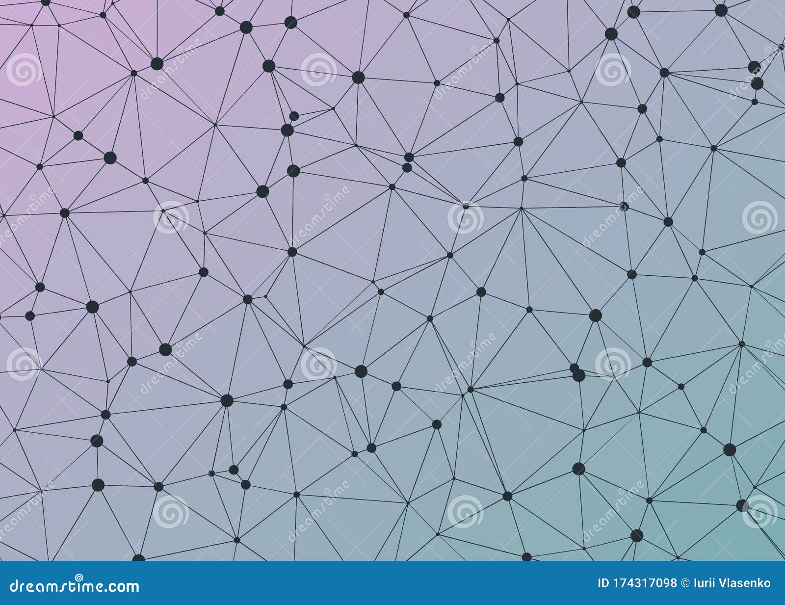 Abstract Low Polygon Gradient Generative Art Background Illustration ...