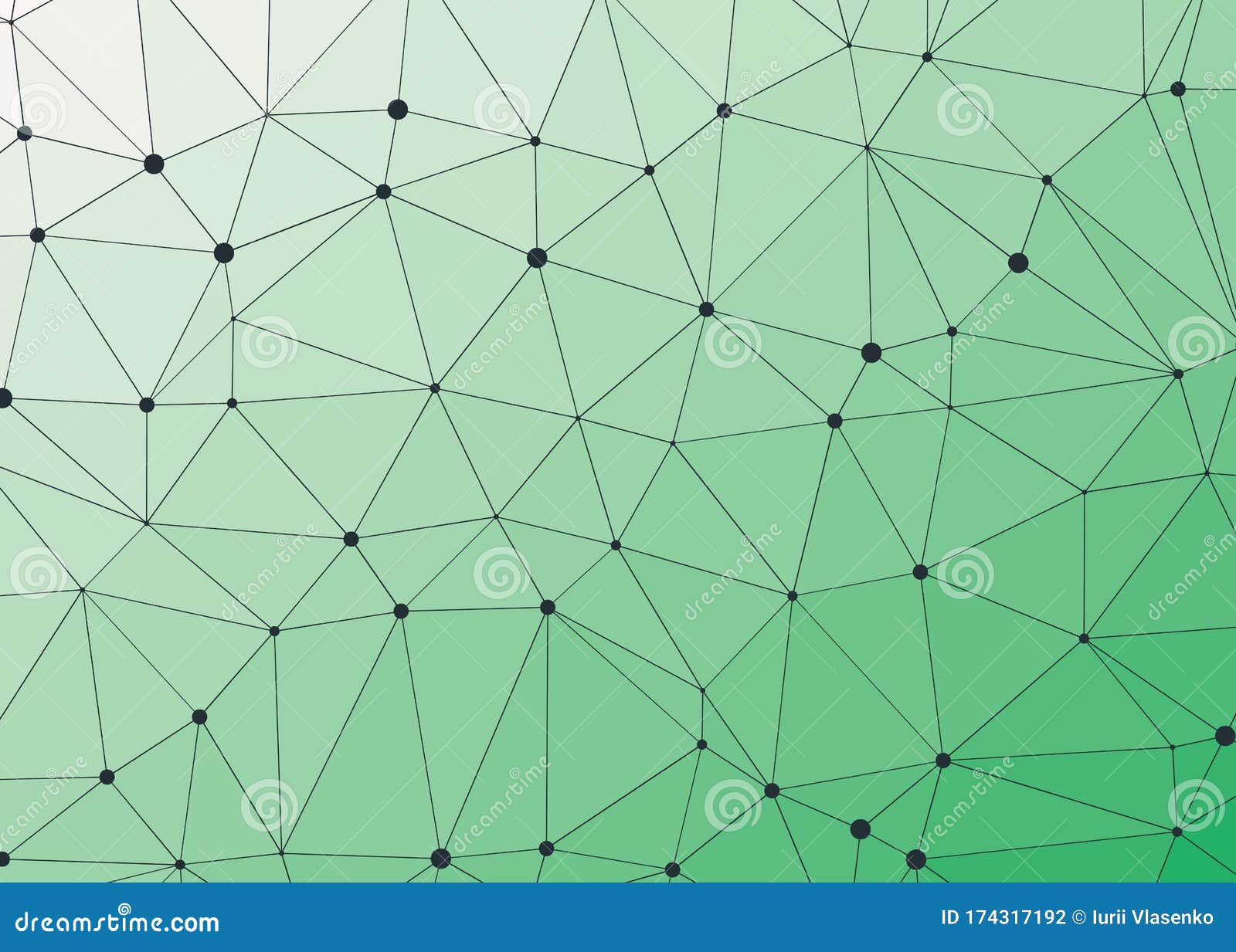 Abstract Low Polygon Gradient Generative Art Background Illustration ...