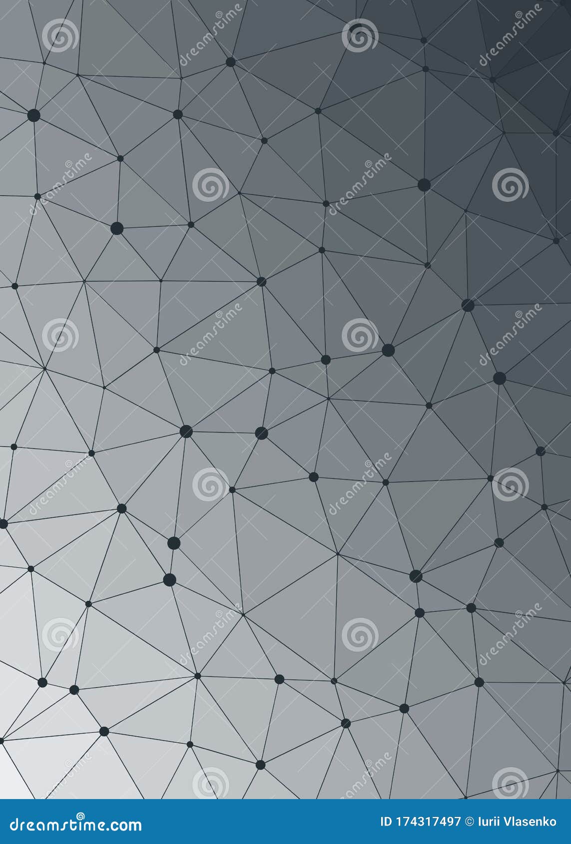 Abstract Low Polygon Gradient Generative Art Background Illustration ...