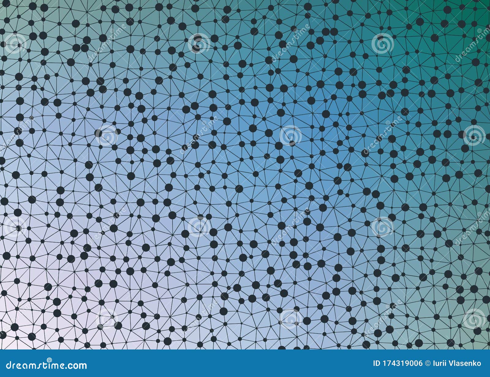 Abstract Low Polygon Gradient Generative Art Background Illustration ...