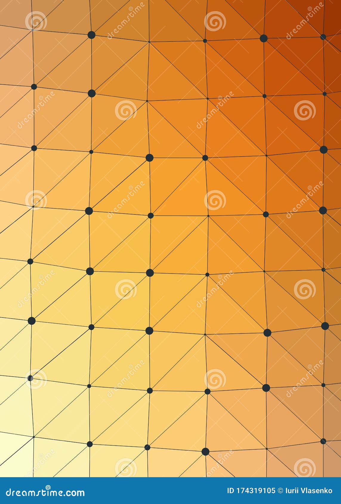 Abstract Low Polygon Gradient Generative Art Background Illustration ...