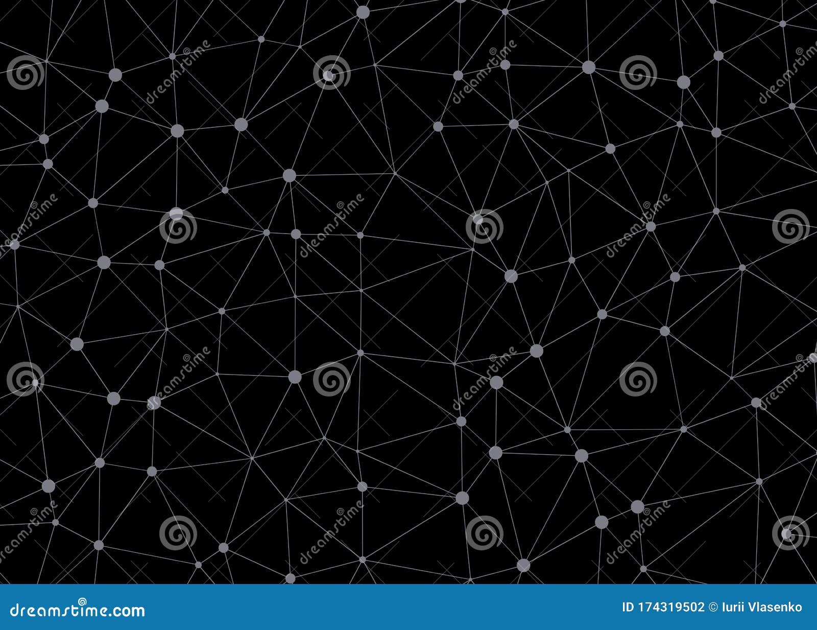 Abstract Low Polygon Color Generative Art Background Illustration Stock ...