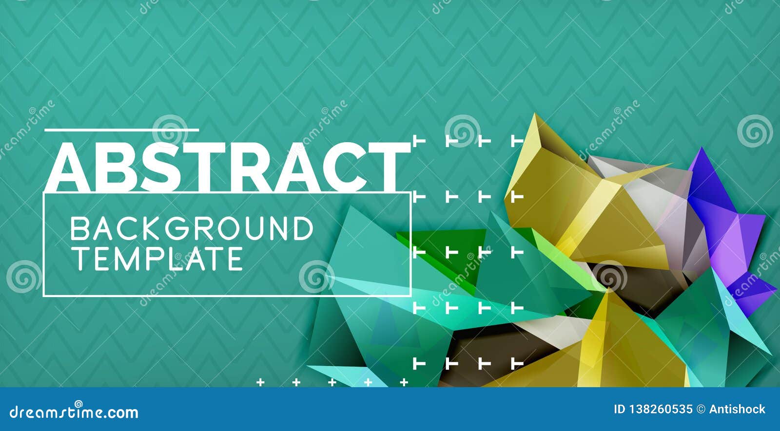 Vector Triangular 3d Geometric Shapes Background, Modern Poster Design ...